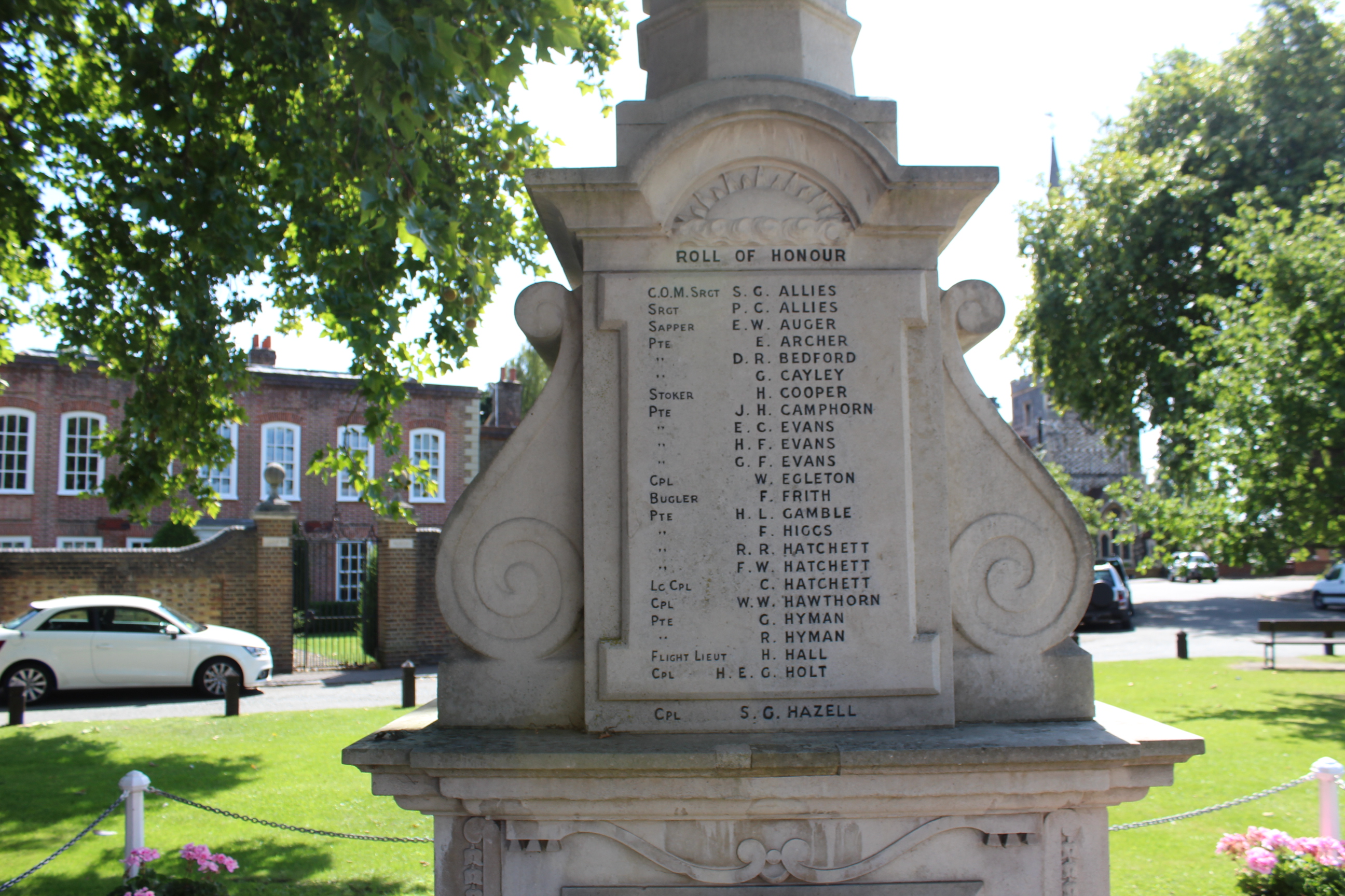 Stanwell - War Memorials Online